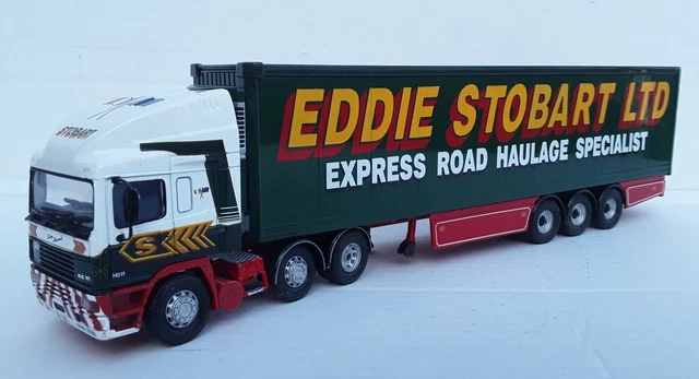 CORGI GREEN ERF & Fridge Trailer Eddie Stobart 1:50 Scale Code 3 £25.00 ...