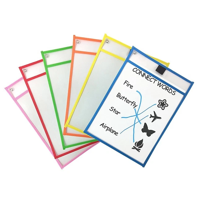 10 PCS BINDER Folder Document Wallet Folders for Documents Button File ...