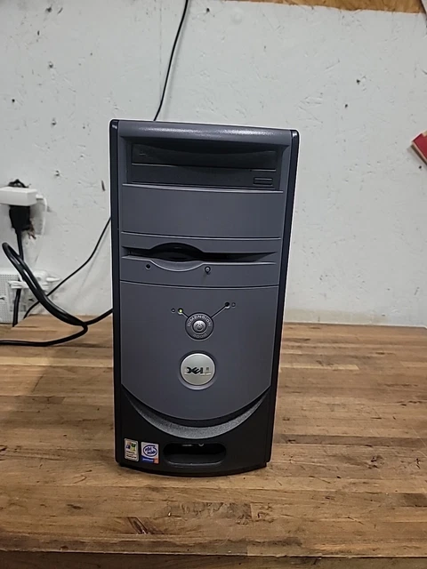 DELL DIMENSION 3000 Tower Computer. Vintage Windows Xp $109.99 - PicClick