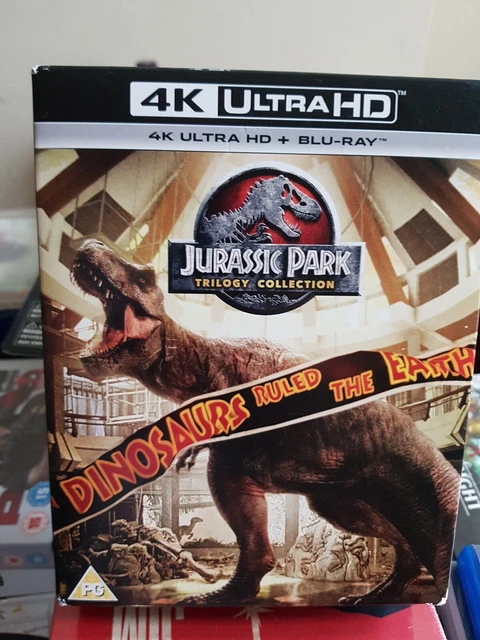 JURASSIC PARK, TRILOGY COLLECTION, 4k Ultra HD ,Blu Ray £38.00 - PicClick UK