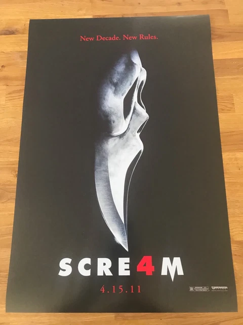 MOVIE POSTER SCREAM 4 size A2 420mm x 594mm EUR 4,67 - PicClick IT