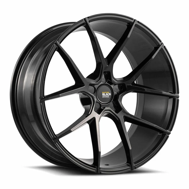 21& SAVINI BM14 Gloss Black Concave Wheels Rims Fits Maserati Ghibli ...