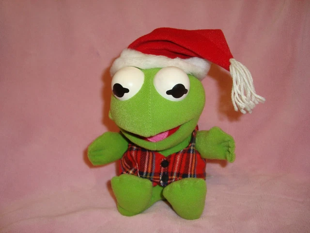 MCDONALD'S 1987 JIM Henson's Muppet Kermit the Frog Christmas Plush 7 ...