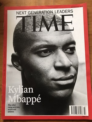 TIME MAGAZINE 2018 Kylian Mbappe PSG Generation Leaders Football Soccer ...