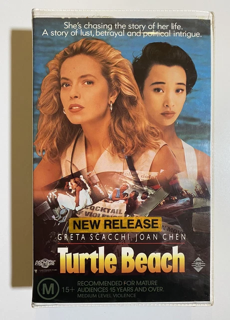 TURTLE BEACH [VHS] Premiere Entertainment Big Box Ex-Rental Video Tape ...