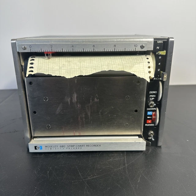 HP MOSELEY MODEL 680m Strip Chart Recorder 5 mV to 100 V full scale $109.41 - PicClick CA