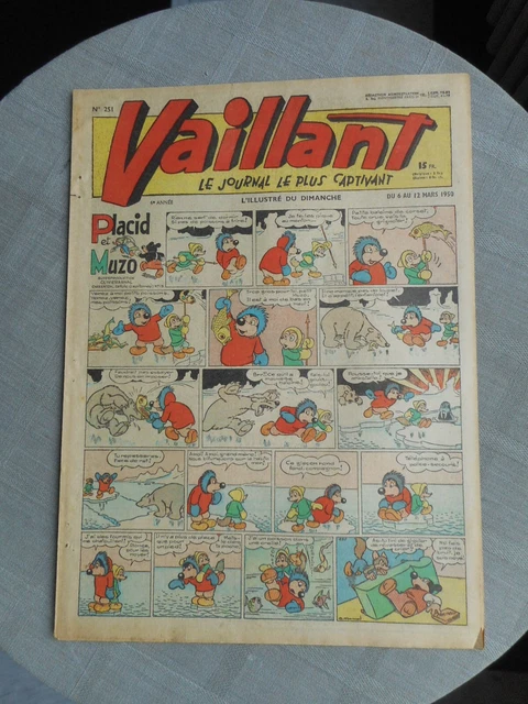 VAILLANT THE MOST captivating journal No. 251 1950 good condition £10. ...