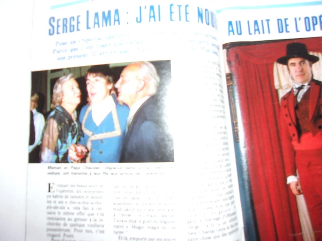 TÉLÉ POCHE N°1154 de 1988: Serge Lama-Capdevielle-Emmanuelle Béart-Joe ...
