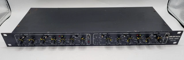 DRAWMNER DS201 DUAL Channel Noise Gate Rackmount Rack Effects (FREE UK ...