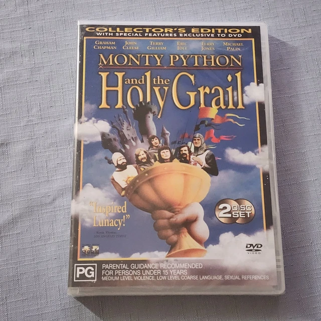 MONTY PYTHON AND the Holy Grail (2DVD 1974) Region 4 New Sealed $4.95 ...