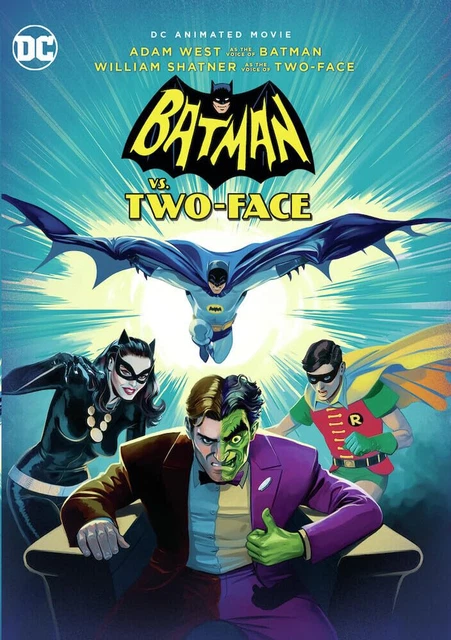BATMAN VS. TWO-FACE (DVD) Adam West Burt Ward William Shatner (US ...