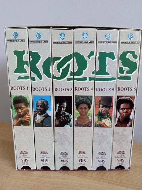 ROOTS VHS BOX Set 6-Tape Collection Warner Home Video 1977 Mini-Series ...