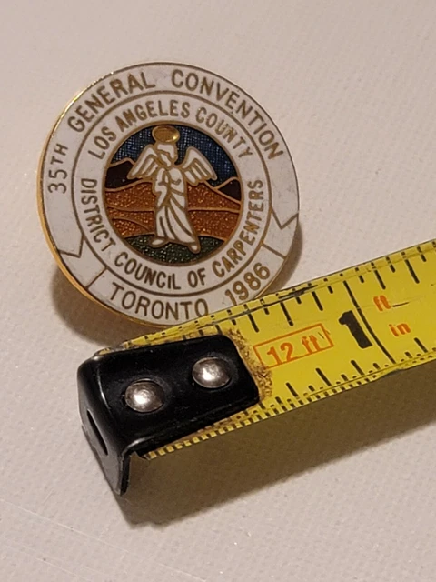 UBC LAPEL PIN Los Angeles 1986 35th Convention TORONTO ultra rare and ...
