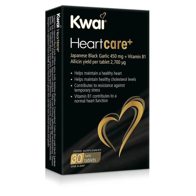 KWAI HERZPFLEGE + schwarzer Knoblauch 450mg 30 Tabs EUR 14,39 - PicClick DE