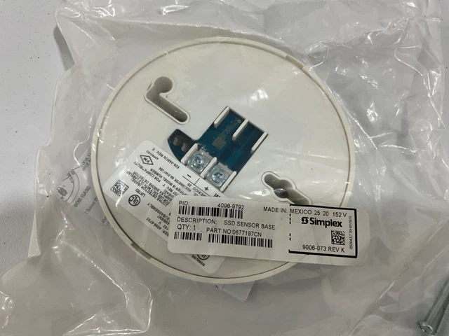 SIMPLEX 4098-9792 SSD Sensor Base $17.99 - PicClick