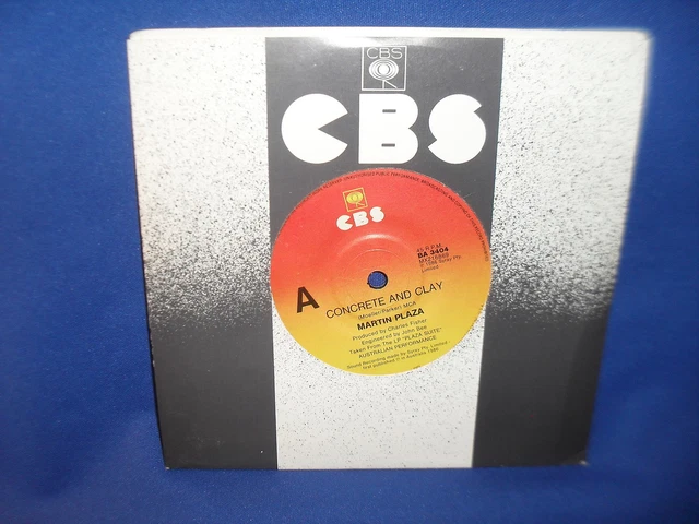 MARTIN PLAZA CONCRETE And Clay - Australian 7” 45 Vinyl Record EUR 5,97 ...