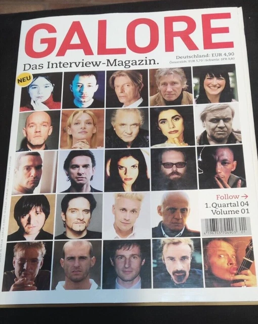 GALORE - DAS Interview Magazin-01-2004- Rick Rubin-David Bowie-Iggy Pop-Björk.. EUR 20,00 ...