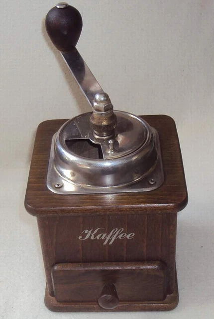 ALTE KAFFEEMÜHLE ZASSSENHAUS Nr. 151 Holz Mühle braun Rarität EUR 25,00 - PicClick DE