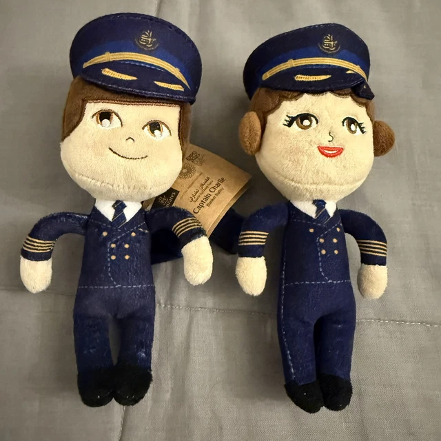 EMIRATES BLANKET BUDDY Captain Charlie & Captain Amelia Plush New Other ...