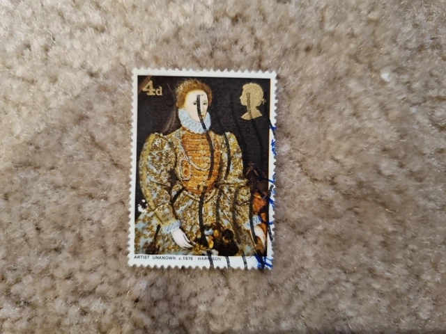 GREAT BRITAIN STAMP 4d artist unknown c1575 Harrison Unfranked £1.75 ...
