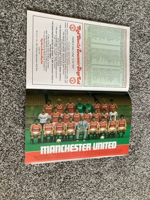 BRIGHTON V MAN Utd 1983 FA Cup Final Replay Programme. £5.44 - PicClick UK