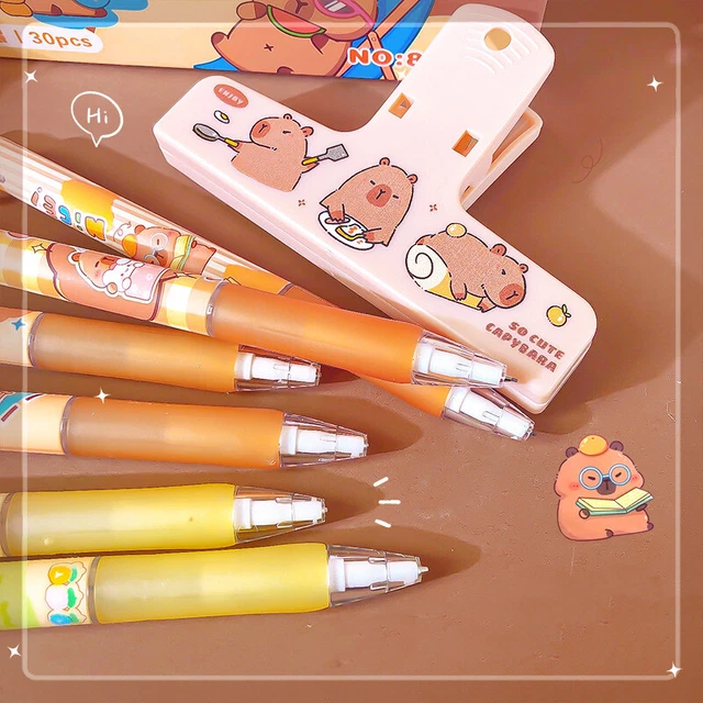 DESSIN ANIMÉ CAPYBARA peluche pendant gel stylo EUR 2,60 - PicClick FR