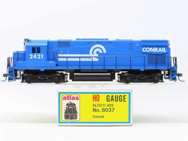 LOCOMOTIVE DIESEL ATLAS/KATO 8037 CR Conrail ALCO C425 échelle HO #2421 EUR 109,25 - PicClick FR