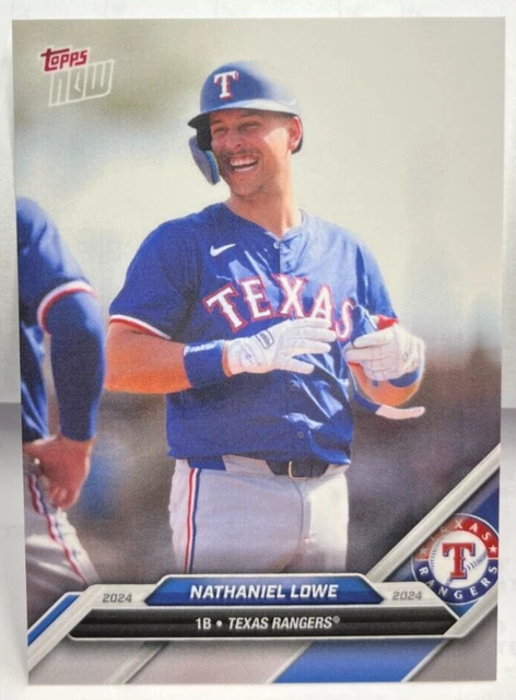 NATHANIEL LOWE 2024 Topps Now Road To Opening Day #OD-143 TEXAS RANGERS ...
