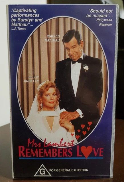 MRS LAMBERT REMEMBERS Love VHS Video Tape $40.00 - PicClick AU