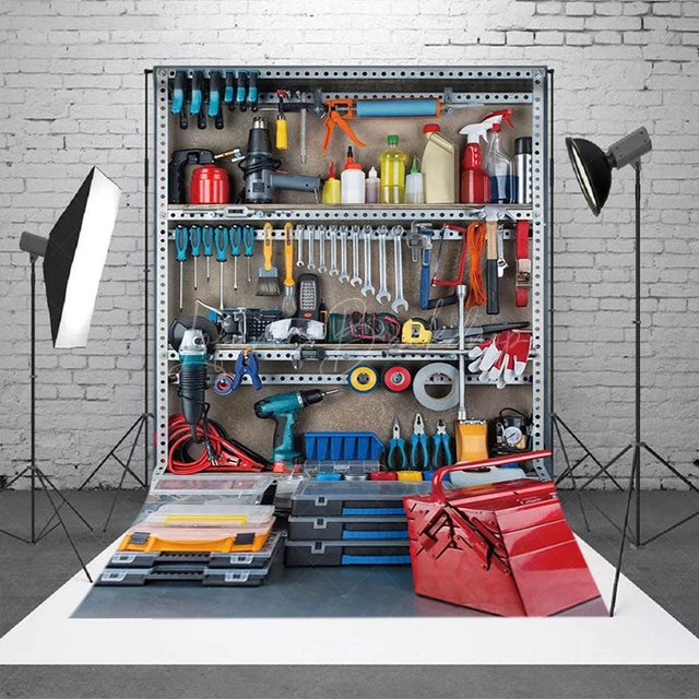 LOFARIS TOOL WALL Panels Stand Boxes Photography Backdrop $37.90 ...