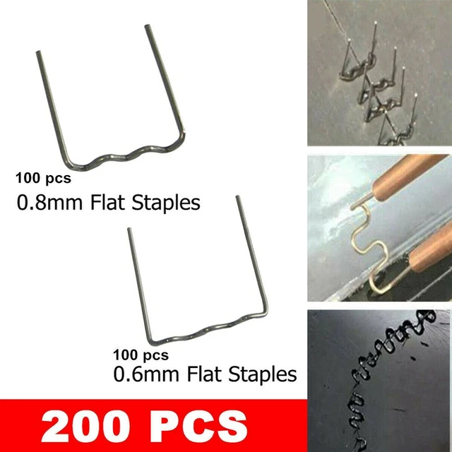 VERSATILE 0 6MM/0 8mm Flat Staples for Plastic Welder Pack of 200 High ...