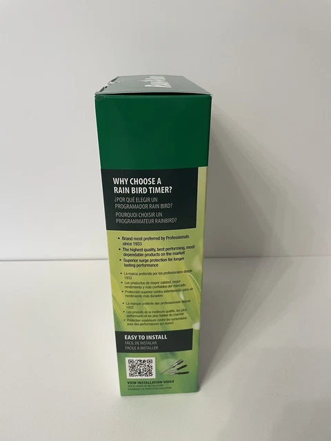NIB NEW RAIN Bird SST-400IN Indoor Sprinkler Irrigation 4-Zone Station ...