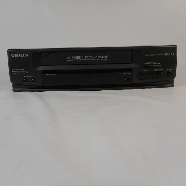 ORION VCR MODEL VR0220A VHS Video Cassette Recorder Includes AV Cable ...