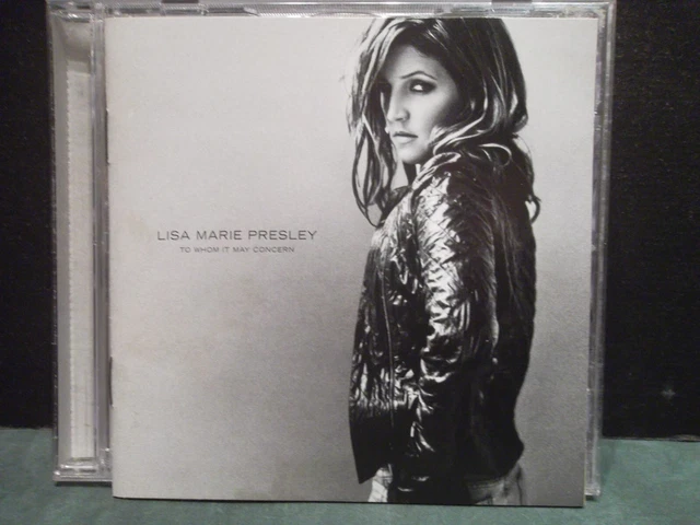 LISA MARIE PRESLEY To Whom It May Concern CD Capitol CDP 7243 4 96668 0 ...