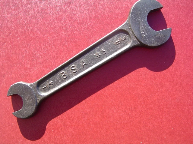 VINTAGE BSA NO 5 Spanner 1/4W x 3/8W RARE £80.00 - PicClick UK