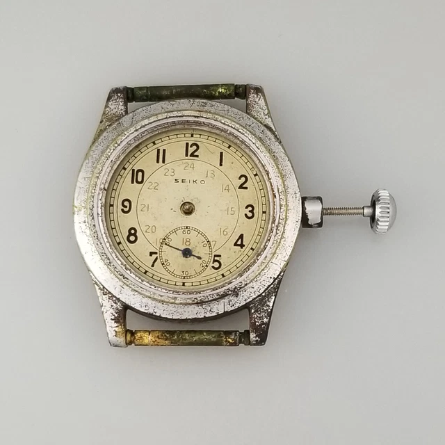 RARE WWII SEIKOSHA SEIKO JAPANESE MILITARY WRIST WATCH to RESTORE ...
