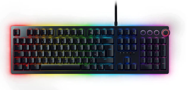 RAZER HUNTSMAN ELITE Mechanical Gaming Keyboard OPTO Mechanical Key UK ...