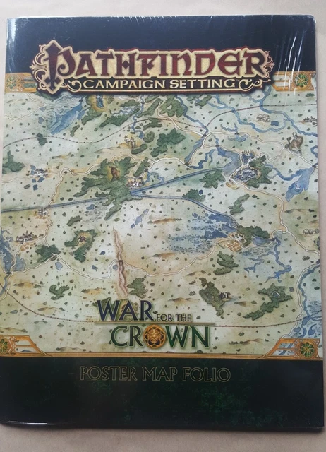 PATHFINDER CAMPAIGN SETTING: Poster Map Folio - War for the Crown $35. ...