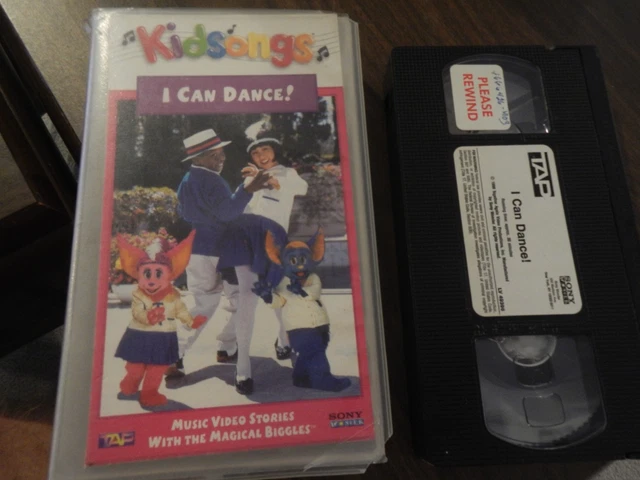 KIDSONGS I CAN Dance Vhs Music Video *Cut Box* Magical Biggles Vintage ...