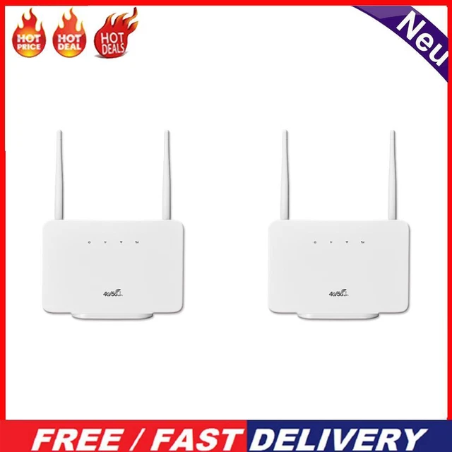 4G LTE CPE Router Modem 300Mbps Wireless Hotspot with Sim Card Slot US ...