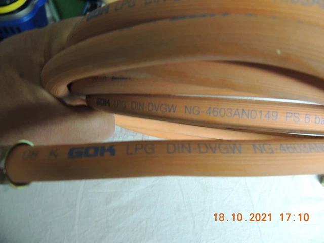 GOK SCHLAUCHLEITUNG, 5,0M, DIN DVW-NG-4603 AN0149 PS6 bar ...