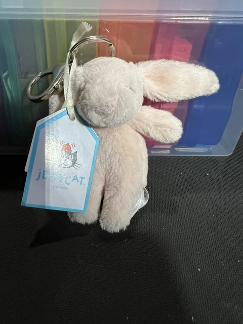 JELLYCAT BASHFUL BLUSH Bunny Bag Charm £26.70 - PicClick UK