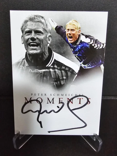 2024 FUTERA NOSTALGIA Unique Peter Schmeichel Moments Autograph /4 # ...