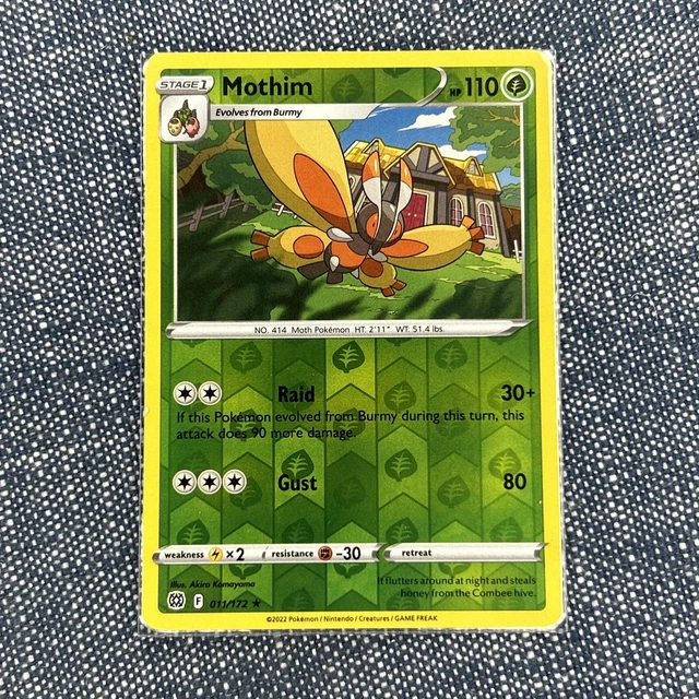 POKÉMON TCG MOTHIM Sword & Shield: Brilliant Stars 011/172 Reverse Holo Rare EUR 1,85 - PicClick FR