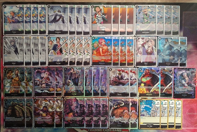 SMOKER OP02-093 DECK/SET/CORE-HINA,TASHIGI,REBECCA,JACK,GECKO Moria One ...