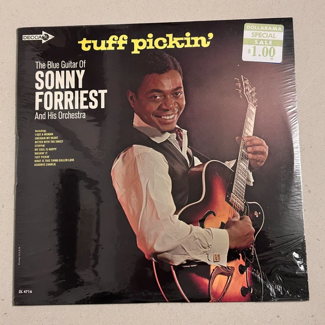 SEALED!! SONNY FORRIEST "Tuff Pickin'" 1st OG BLUES Vinyl LP 1966 DECCA ...