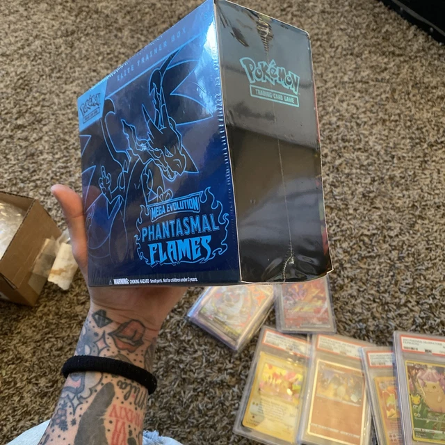 POKEMON TCG: MEGA Evolution Phantasmal Flames Elite Trainer Box ETB ...