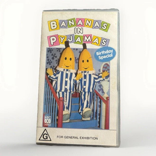 VINTAGE BANANAS IN Pyjamas VHS Video Tape Birthday Special ABC ...
