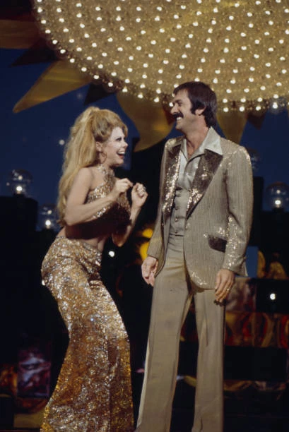 CHARO SONNY BONO in tv series The Sonny Comedy Revue 1974 Old Photo 1 ... CHARO SONNY BONO in tv series The Sonny Comedy Revue 1974 Old Photo 1 ...