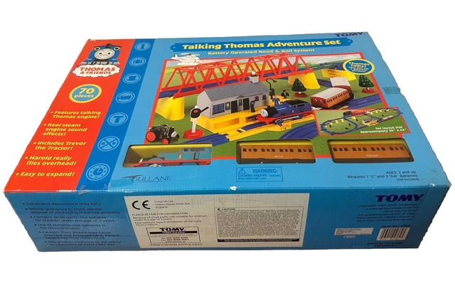 TOMY TALKING THOMAS Adventure Set-1998- Thomas & Friends Battery ...